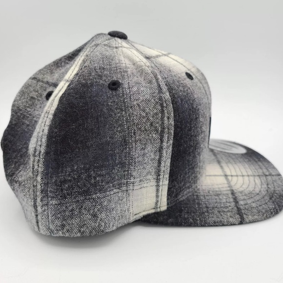 Pendleton | Accessories | Pendleton Baseball Snapback Cap Mesh Gray Black White Gradient Plaid ...